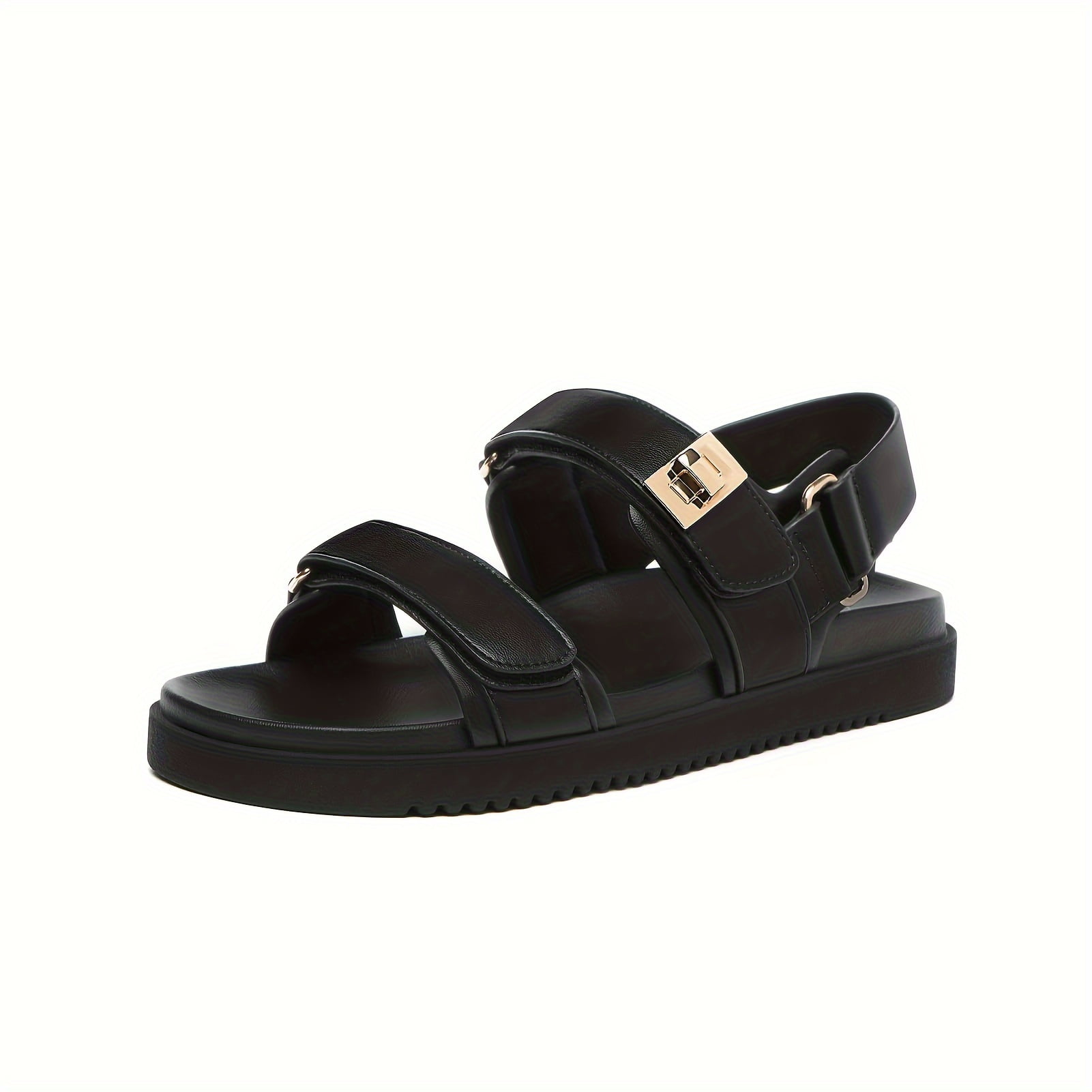 Womens Flat Sandals - Timeless Classic Design with Adjustable Double ...