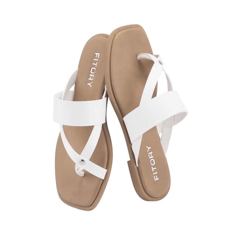 Womens Flat Sandals With Casual Fashion Slides and Flip Flops Split ...