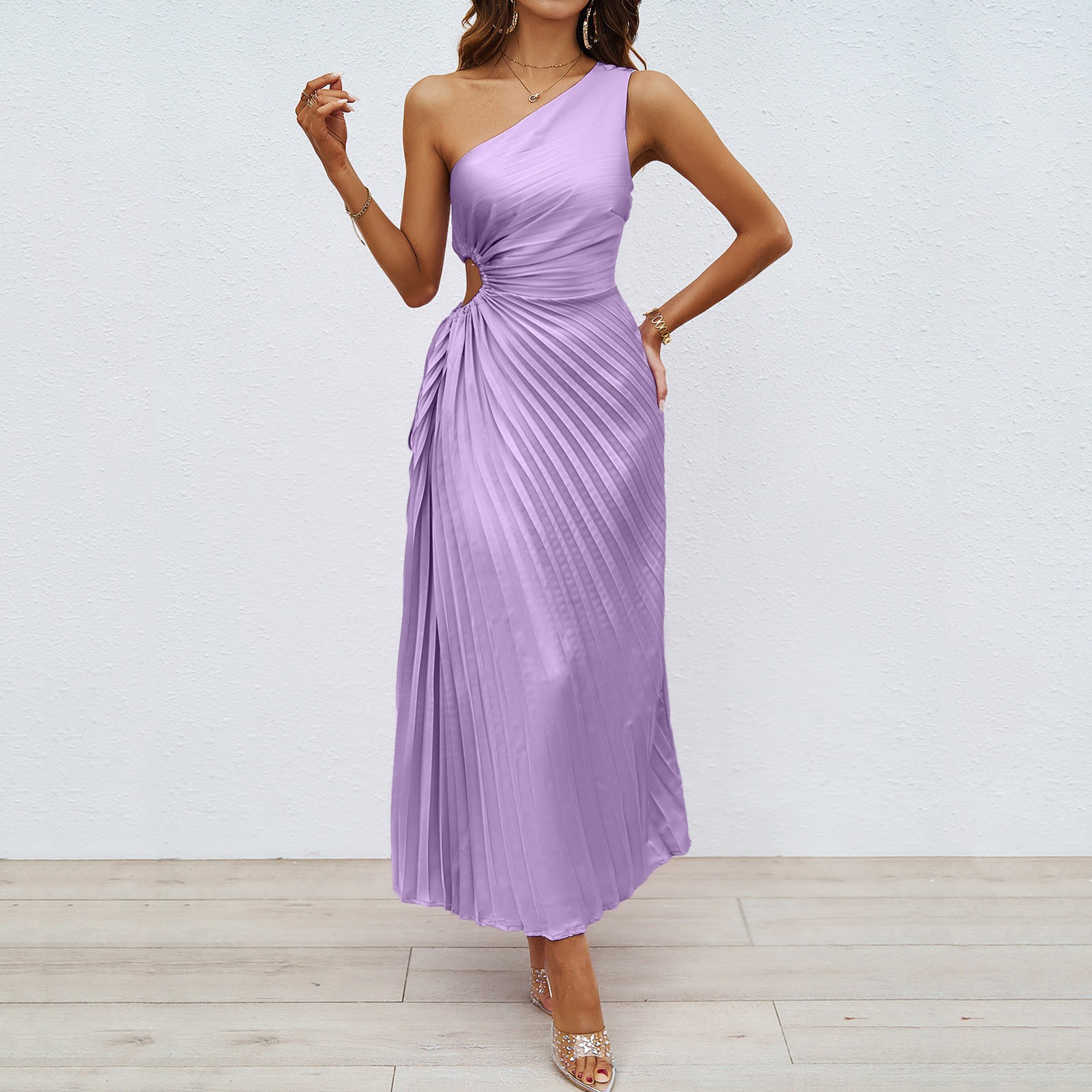 Womens Formal Sexy High Slit Prom Wedding Guest Maxi Dress 2023 ...
