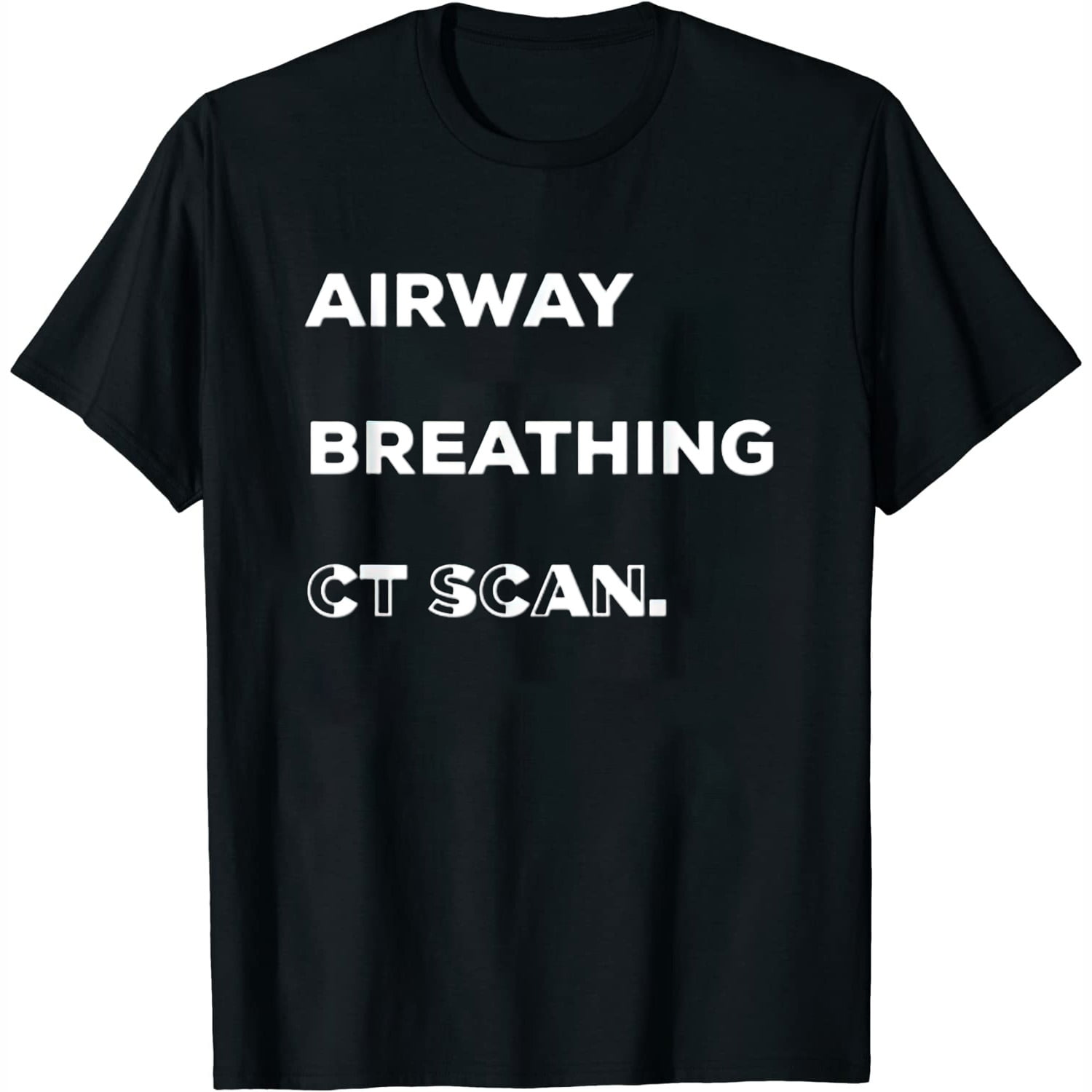 Womens Funny Abc Nurse Doctor Medical Pun Airway Breathing Ct Scan T ...