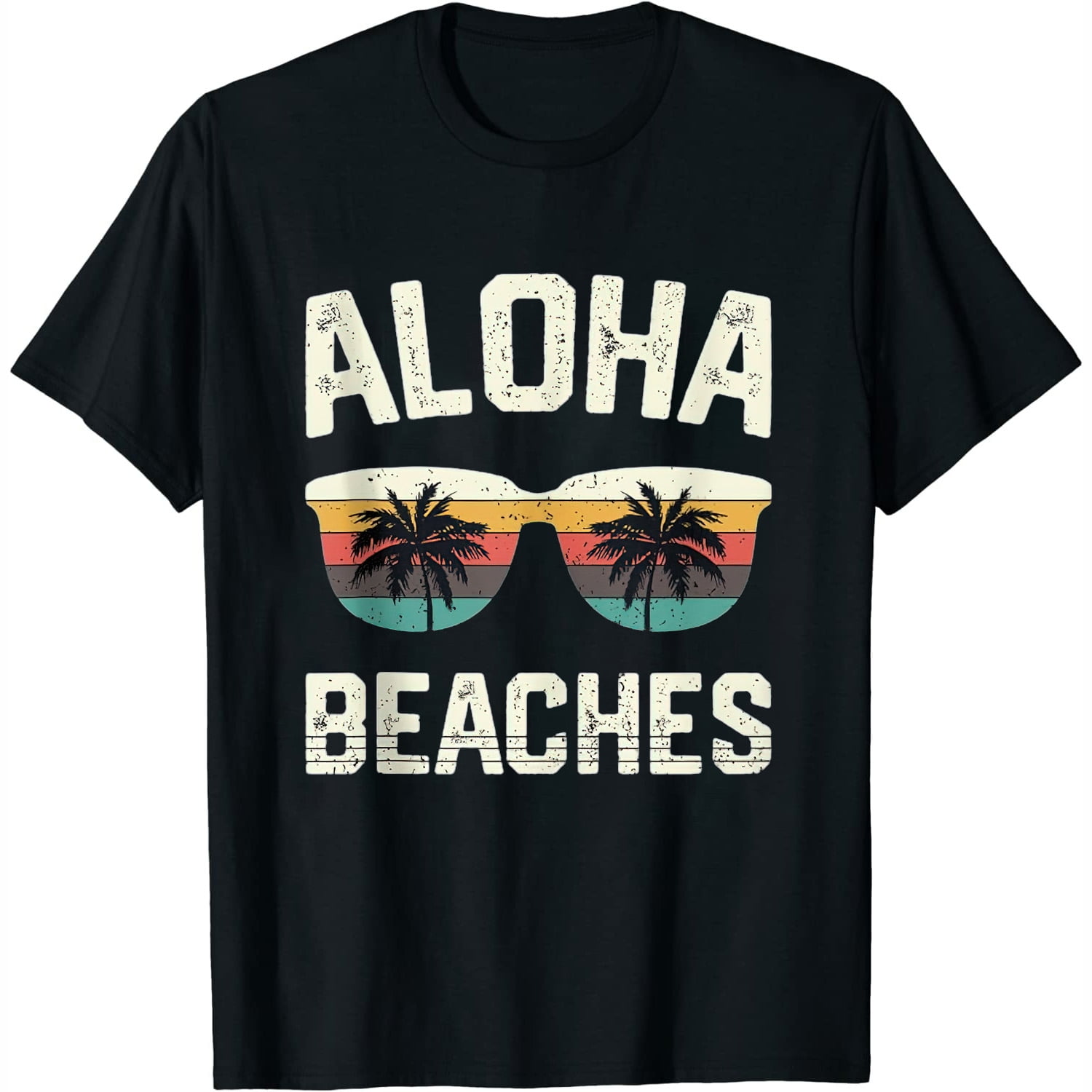 Womens Funny Aloha Beaches shirt, for Beach of Summer Vacation T Shirt ...