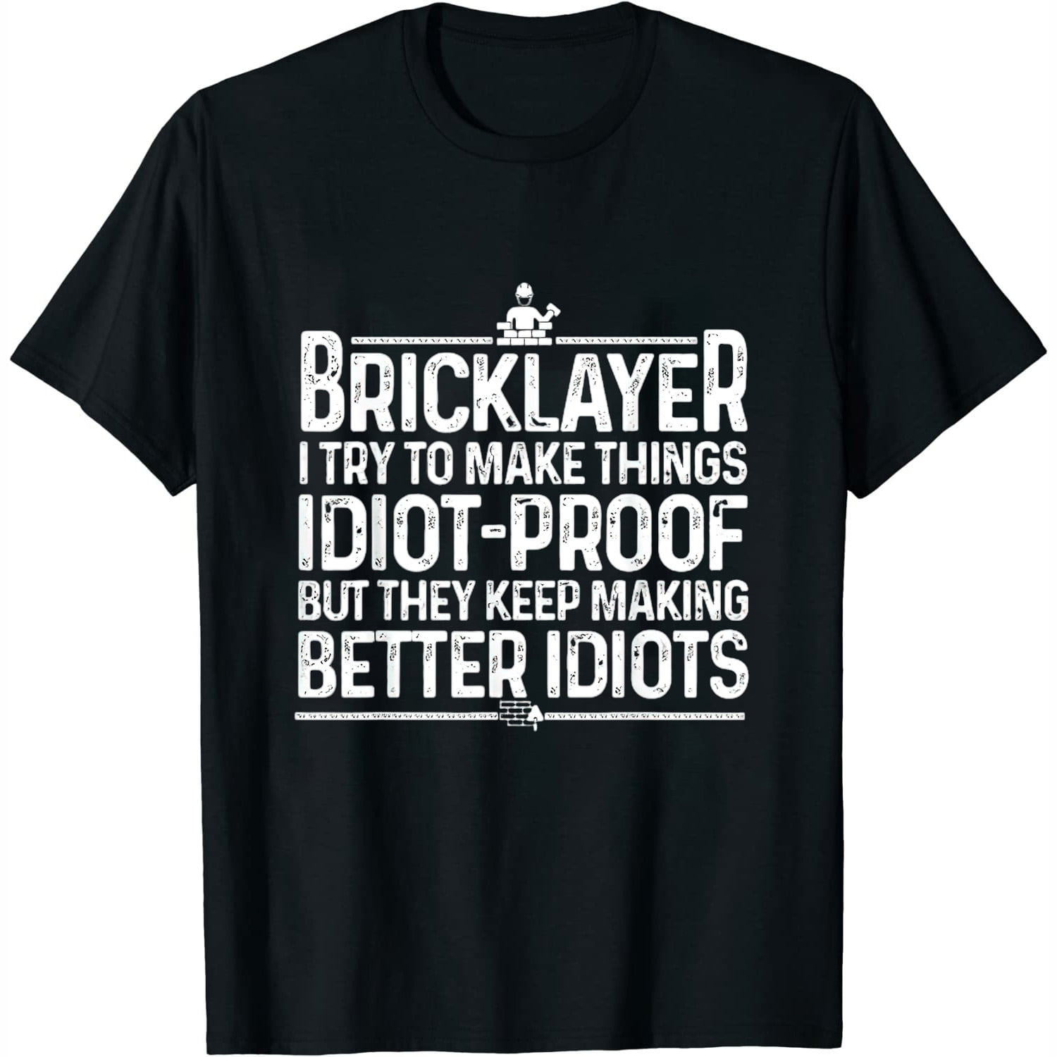 Womens Funny Bricklayer Design Men Dad Brick Mason Masonry Workers T ...