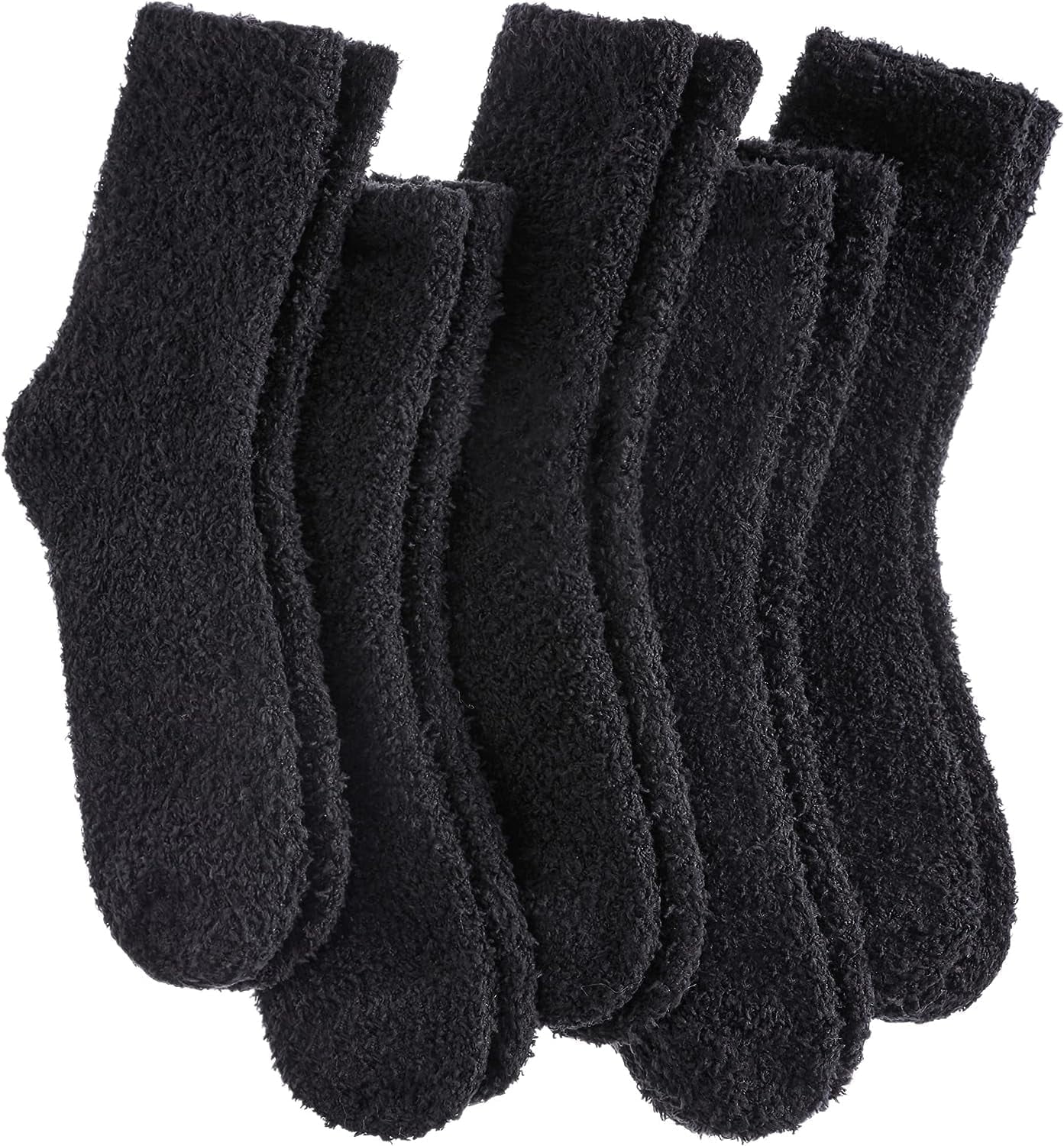 Womens Fuzzy Socks Cozy Super Soft Fluffy Slipper Socks for Warm Winter ...