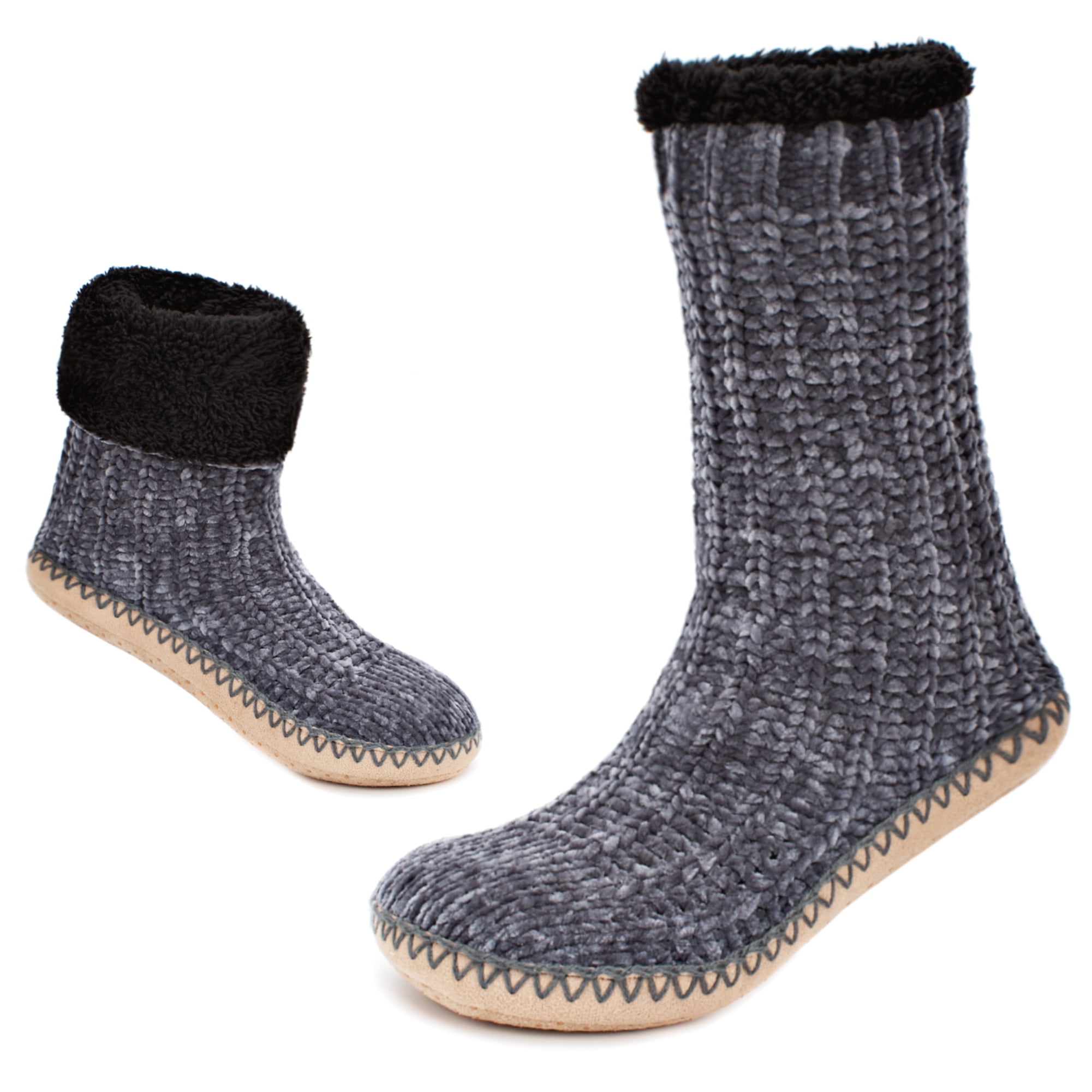 Womens Fuzzy Socks Non Slip Grips, Cozy Slipper Socks for Women, House ...