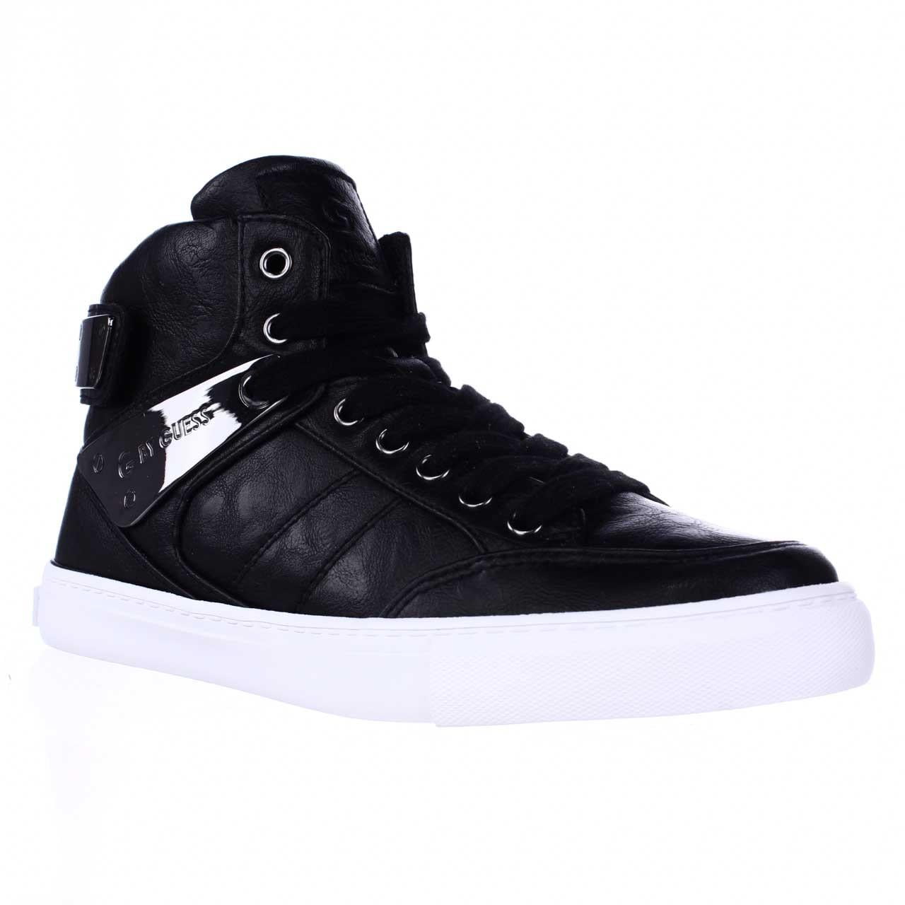 Womens G by GUESS Odean High-Top Fashion Sneakers - Black - Walmart.com