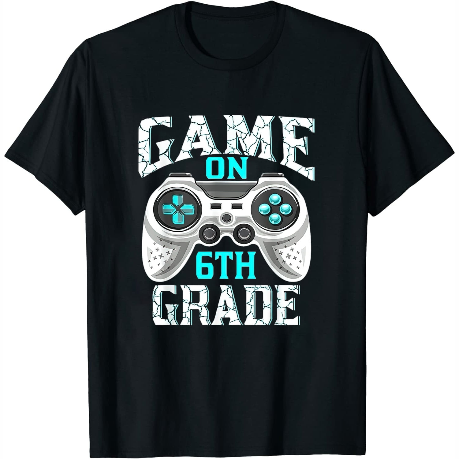Womens Game On 6th Grade - Sixth Grade Level Unlocked Kids Boys T-Shirt ...