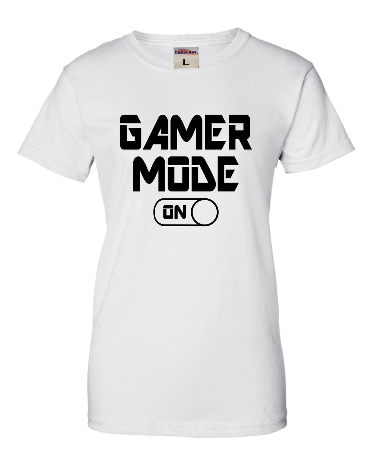 Womens Gamer Mode On Funny Gaming T-Shirt - Walmart.com