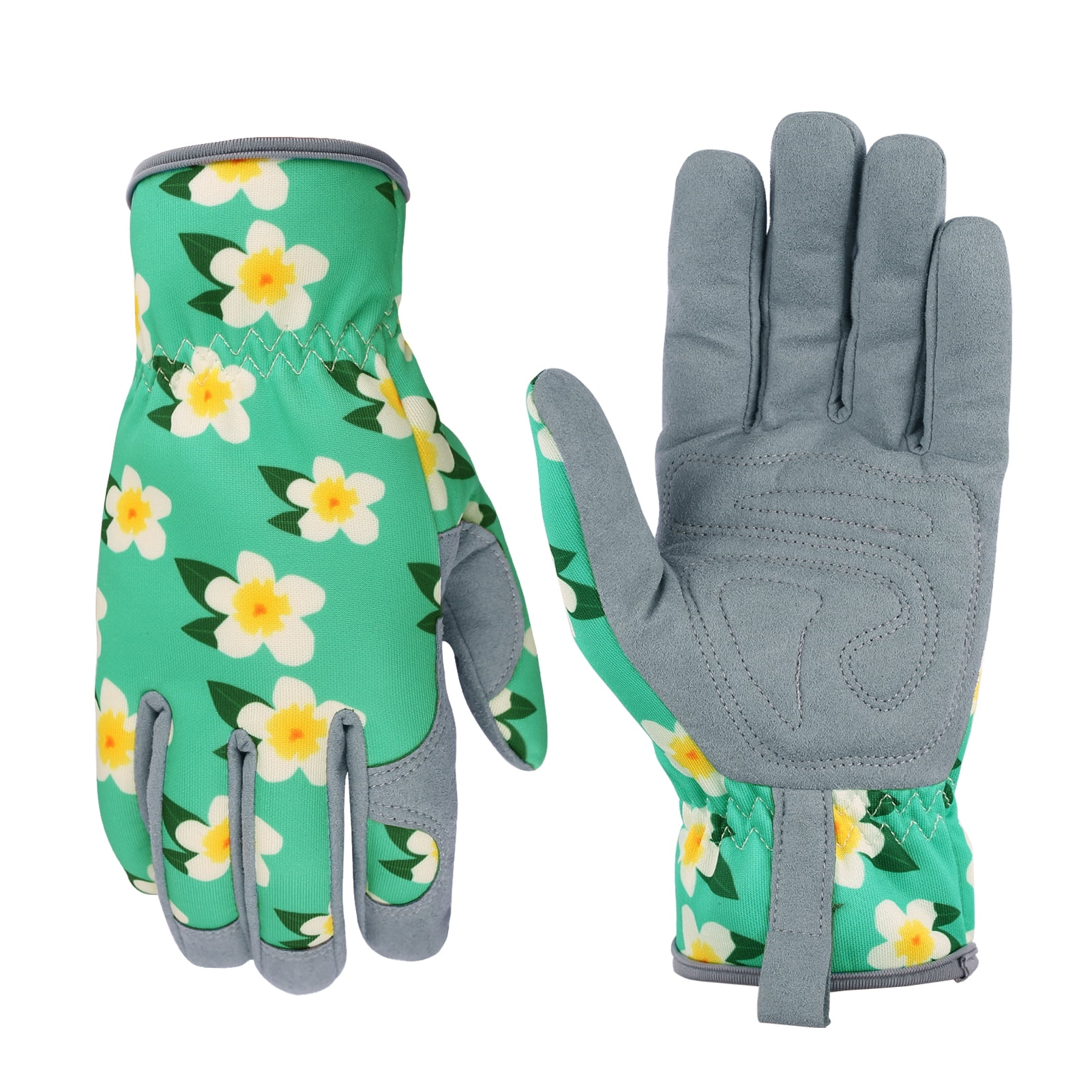 Womens Gardening Weeding Working Gloves, Leather Garden Glove for Women ...