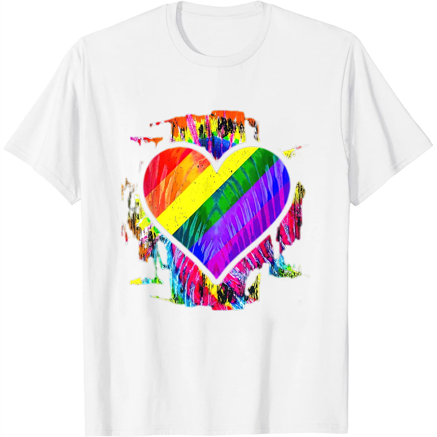 Womens Gay Pride - Lgbtq Pride - Pride Flag - Rainbow Flag T-Shirt ...