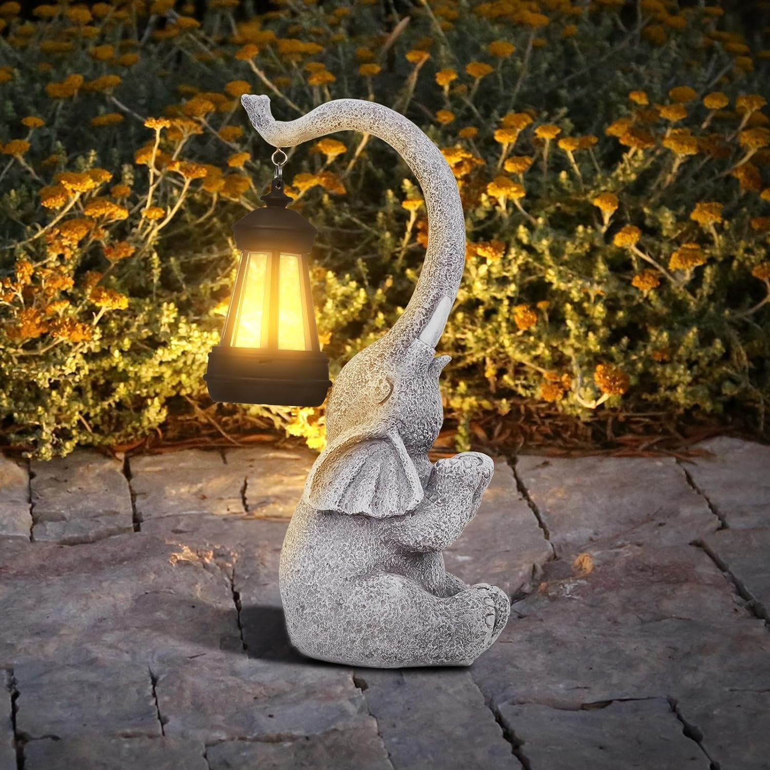 Womens Gifts Statues for Garden Decor，Solar Cat Outdoor Statues Outside ...
