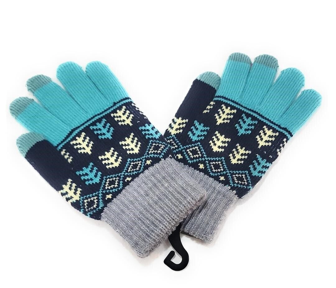 Womens Gloves Aztec Smart Touch Arrow Phone Tablet Pad Touchscreen ...