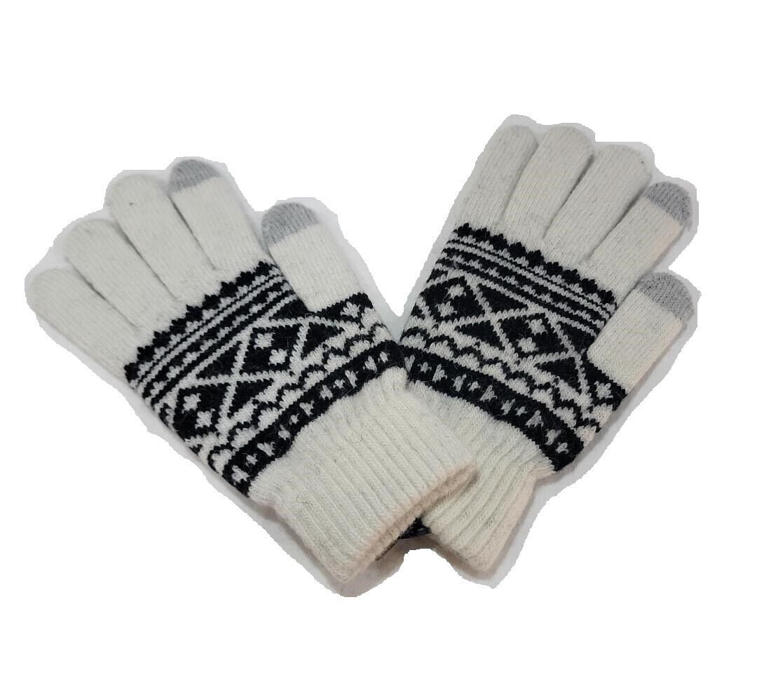 Womens Gloves Aztec Smart Touch Arrow Phone Tablet Pad Touchscreen ...