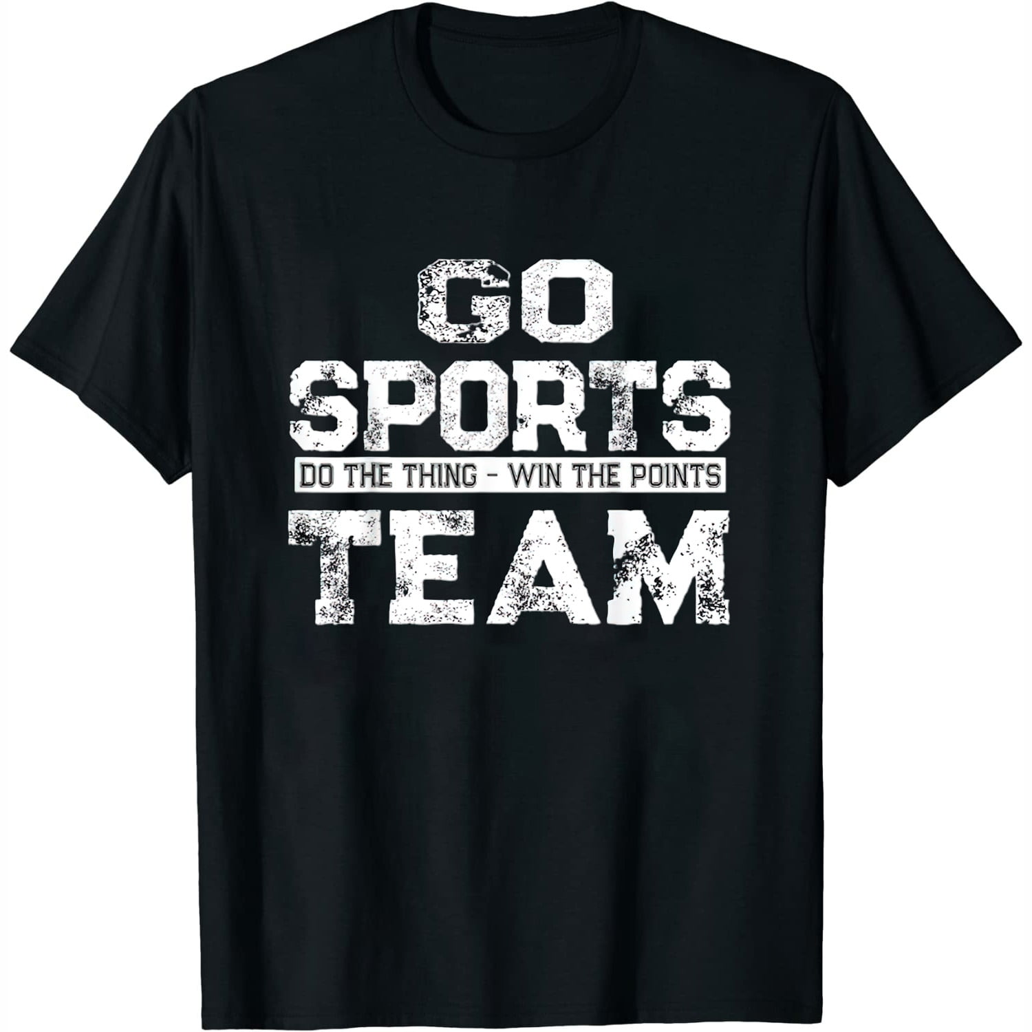 Womens Go Sports Do The Thing Win The Points Team Shirt Black X-Large ...