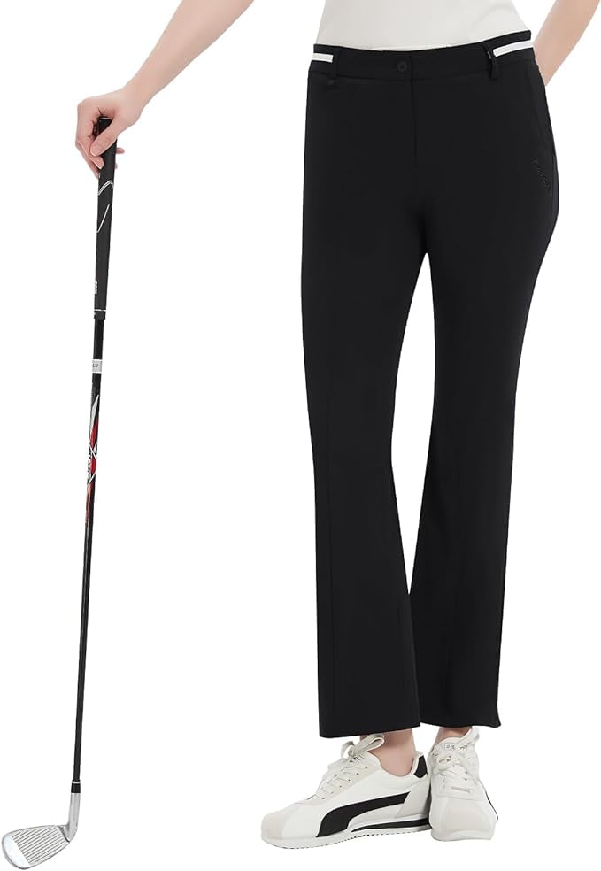 Womens Golf Pants with 4 Pockets 4-Way Stretch Lightweight Quick Dry ...