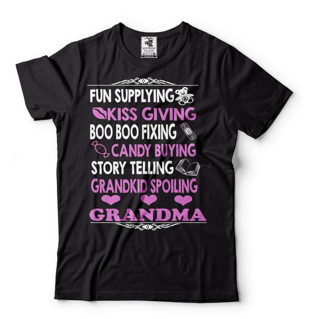 Womens Grandma T-Shirt Cute Grandma Shirt Grandma Gifts Funny Grandma T Shirt Grandmother Gift ...