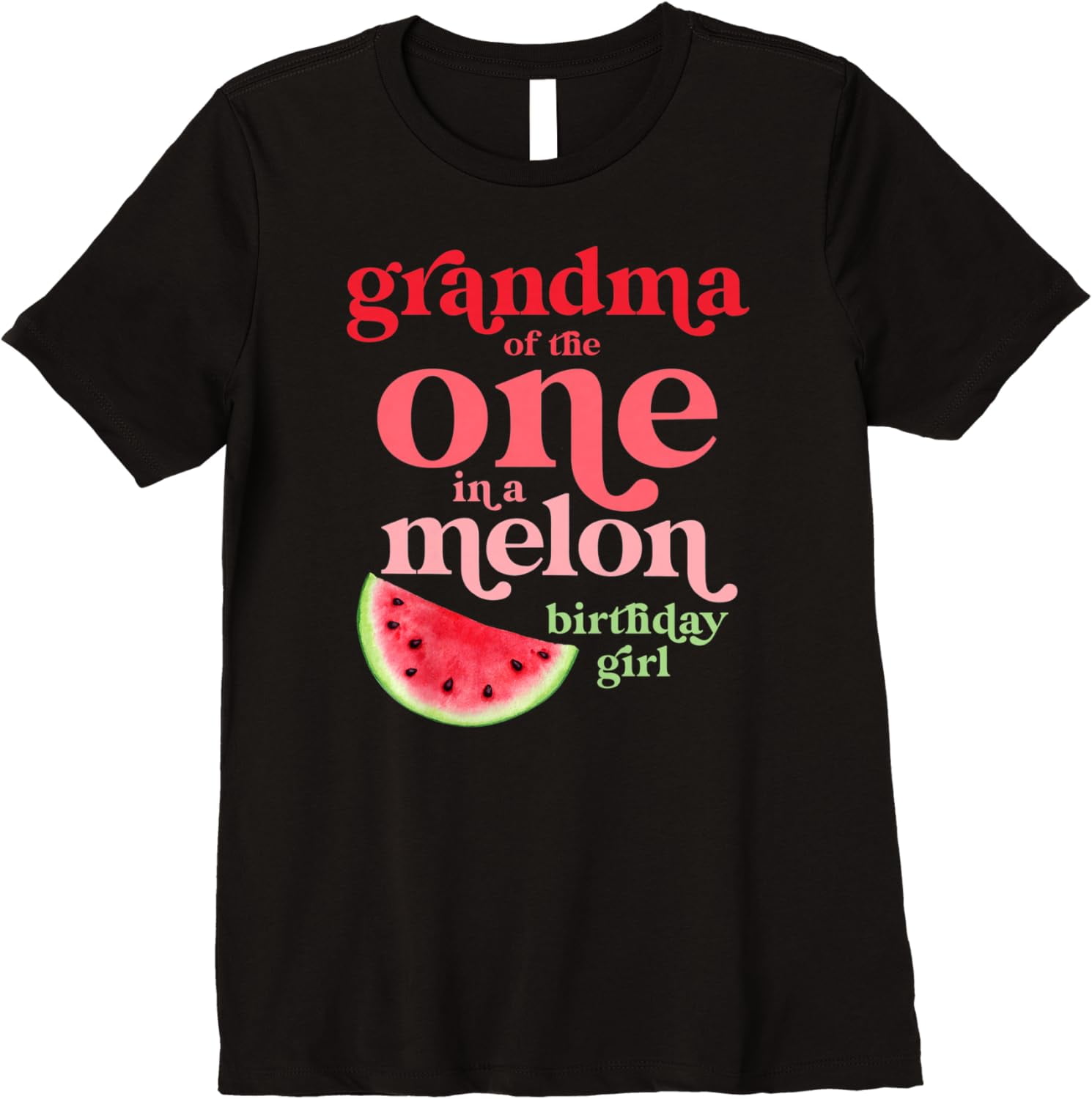 Womens Grandma of the One In A Melon Birthday Girl Watermelon First ...