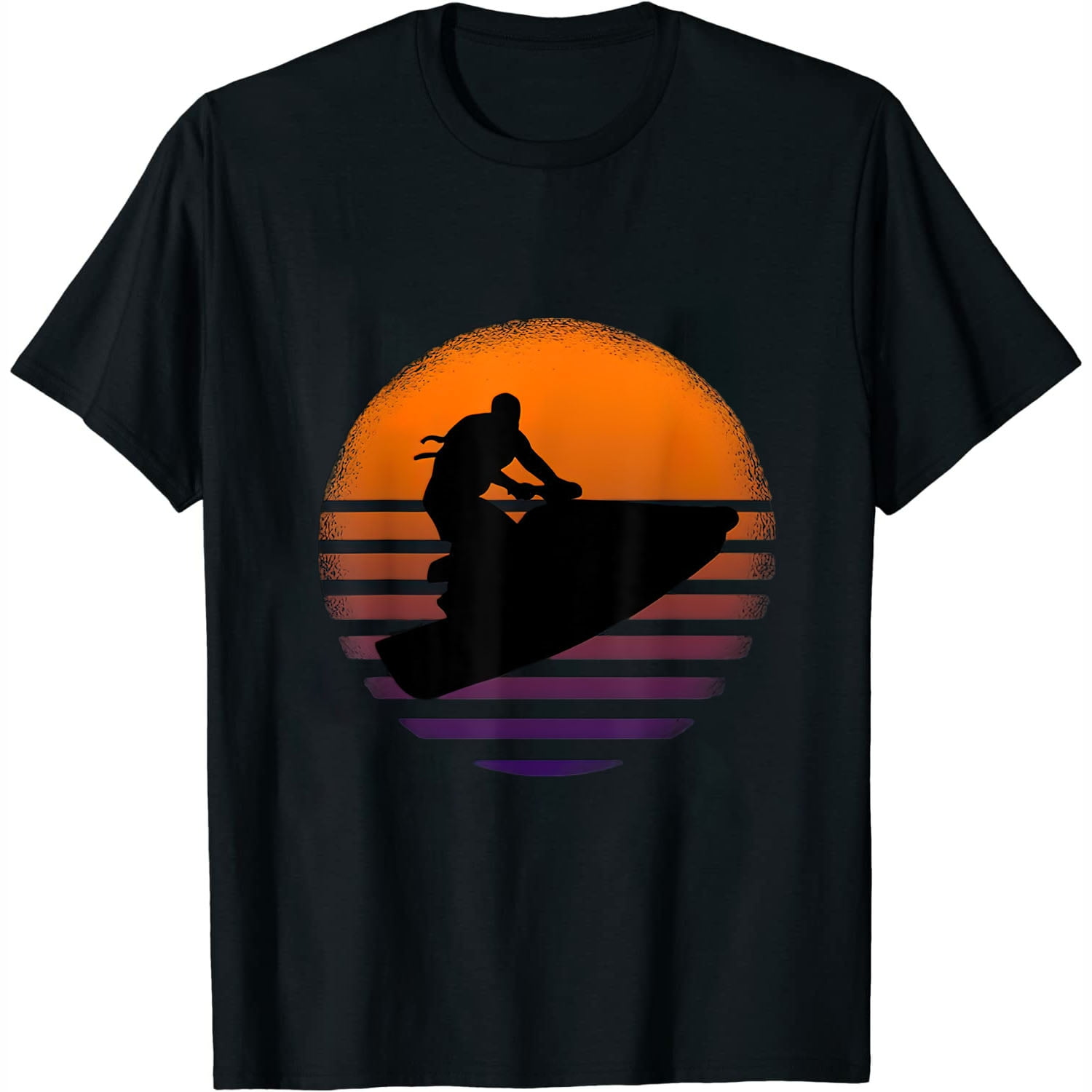 Womens Great Jet Ski And Jet Ski Driver Retro Motif PWC Motorsport T ...