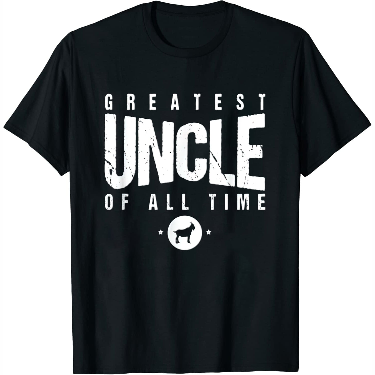 Womens Greatest Uncle Of All Time Uncles Day #1 Best Uncle Goat T-Shirt ...