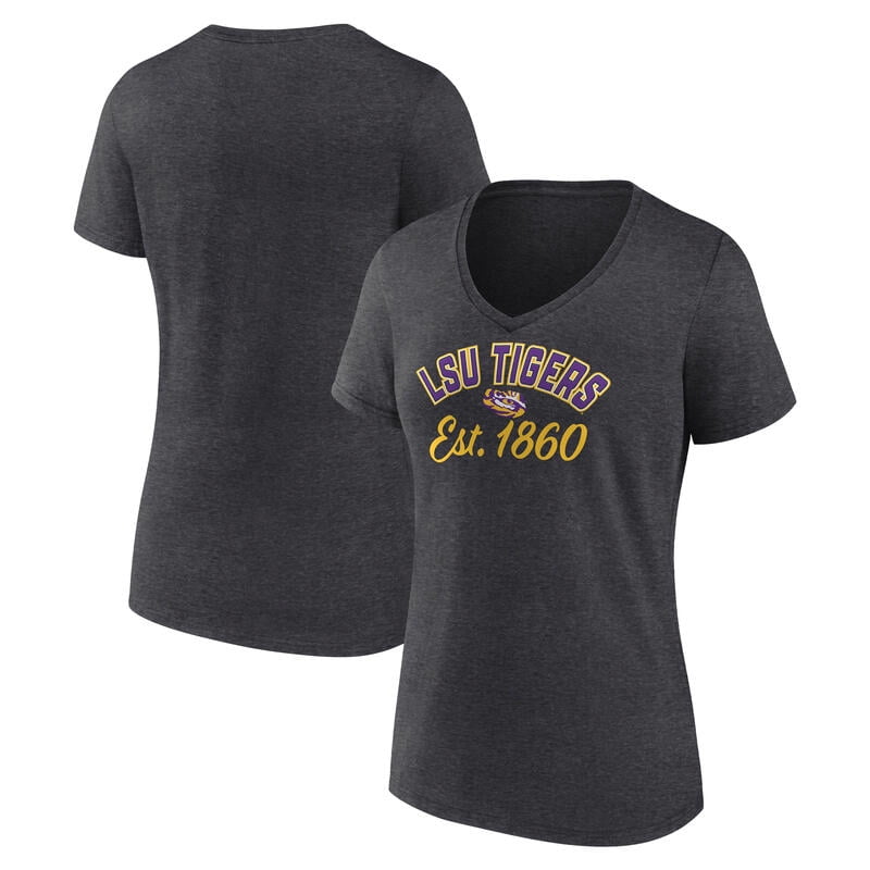 Womens Grey Color Cotton SS TEE Arch Over Vee OPP - Walmart.com