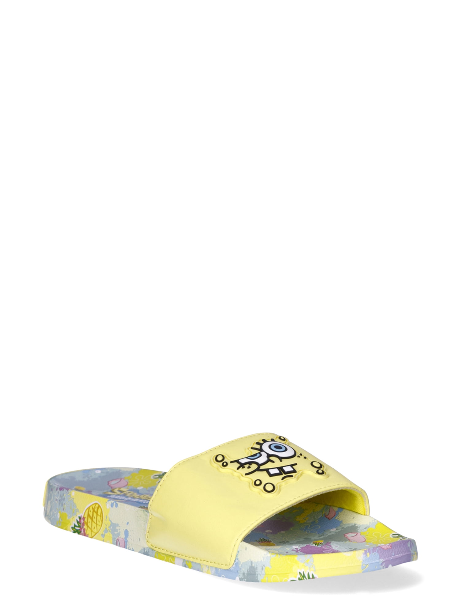 Womens Ground Up Spongebob Slide, Size 6-11 - Walmart.com