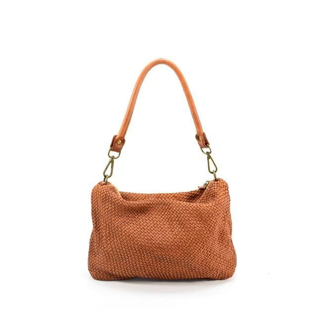 Womens Handcrafted Vintage Washed Calfskin Leather Shoulder Handbag ...