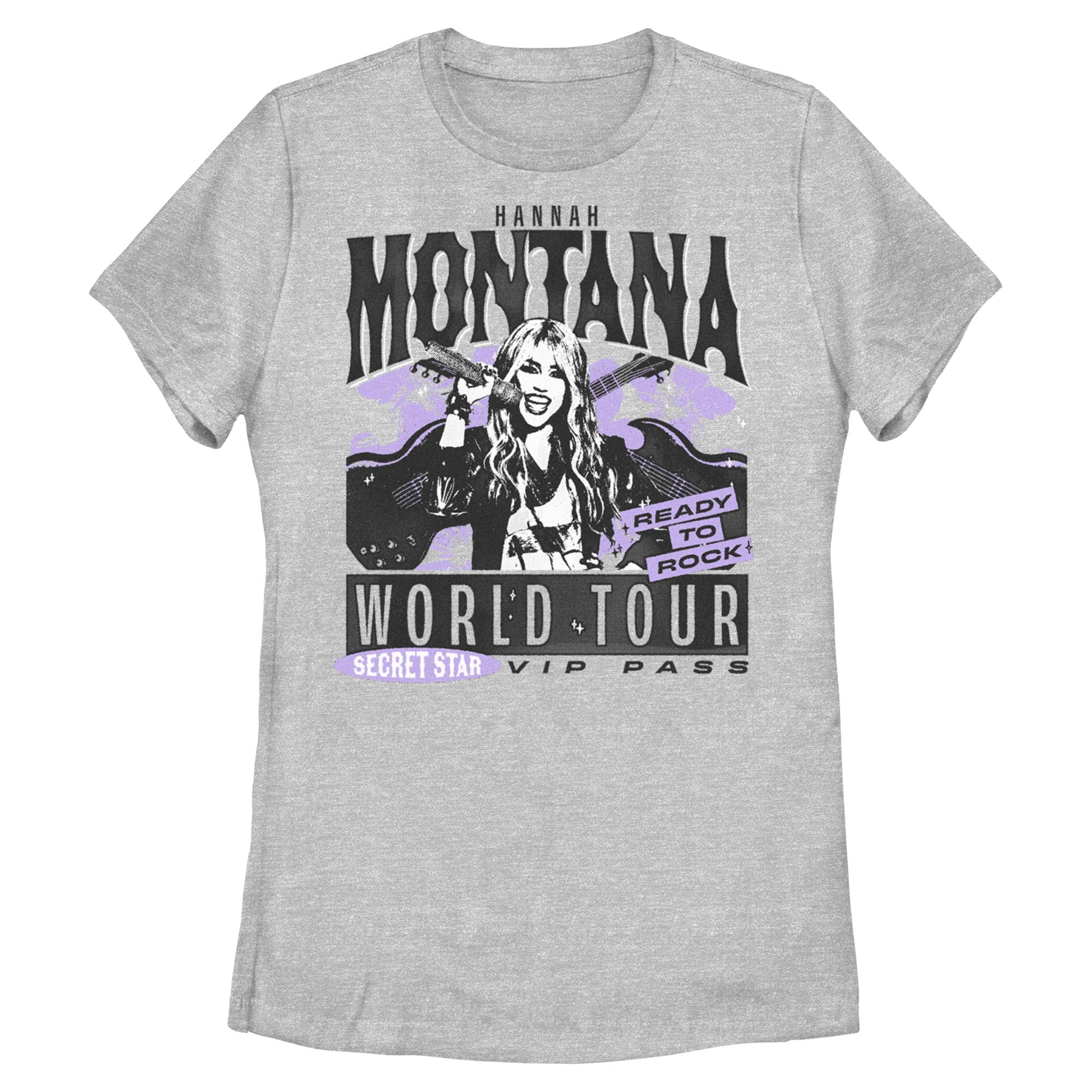 Womens Hannah Montana Secret Star VIP Pass T Shirt - Walmart.com