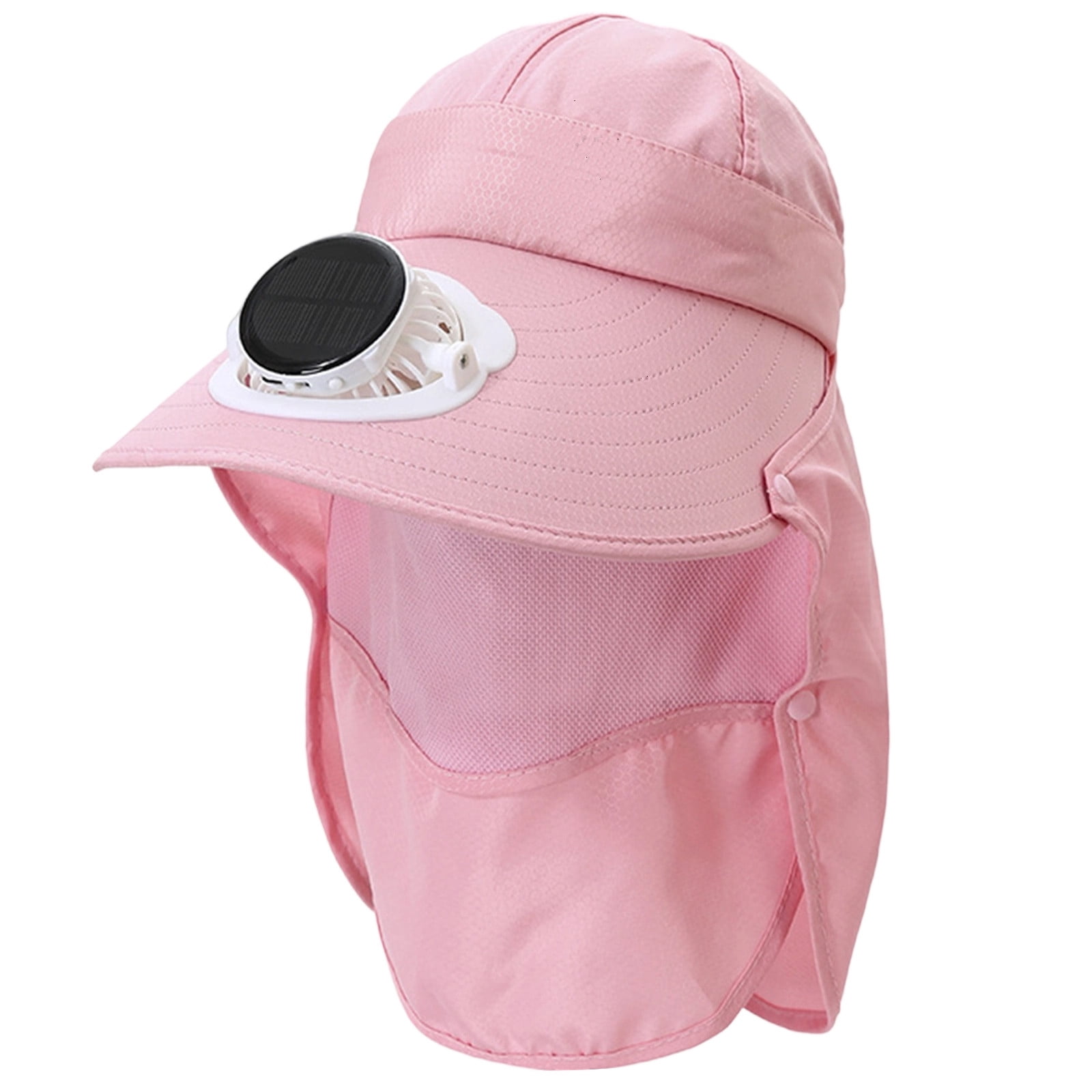 Womens Hat , Sun Hats for Women Packable , Fishing Hat Solar Fan Hat ...