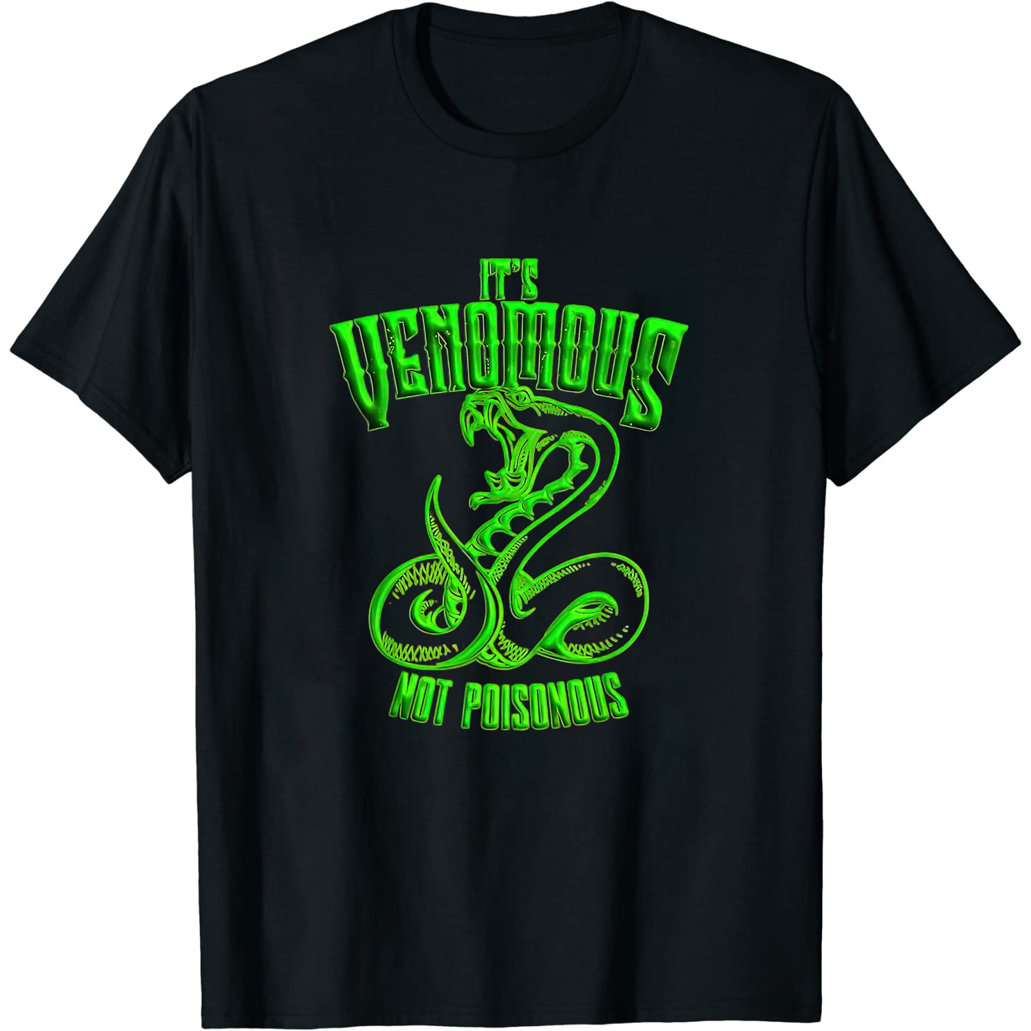 Womens Herpetology Zookeeper It'S Venomous Not Poisonous Snake T-Shirt ...
