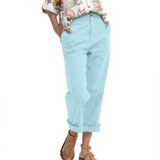 Womens High Rise Pants Straight Fit Casual Fall Fashion Trouser Pant ...