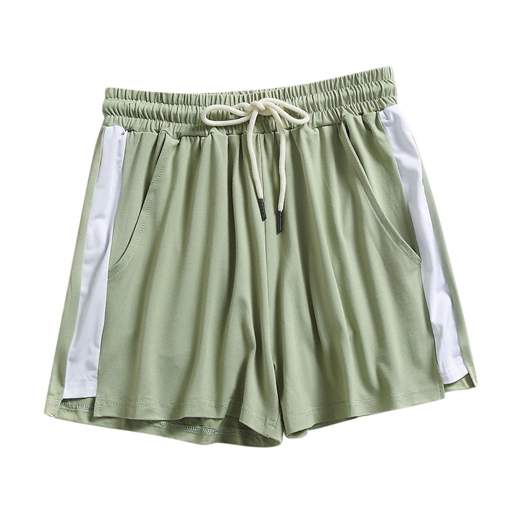 Womens High Waisted Running Shorts Fashion Summer Sport Beach Pants ...