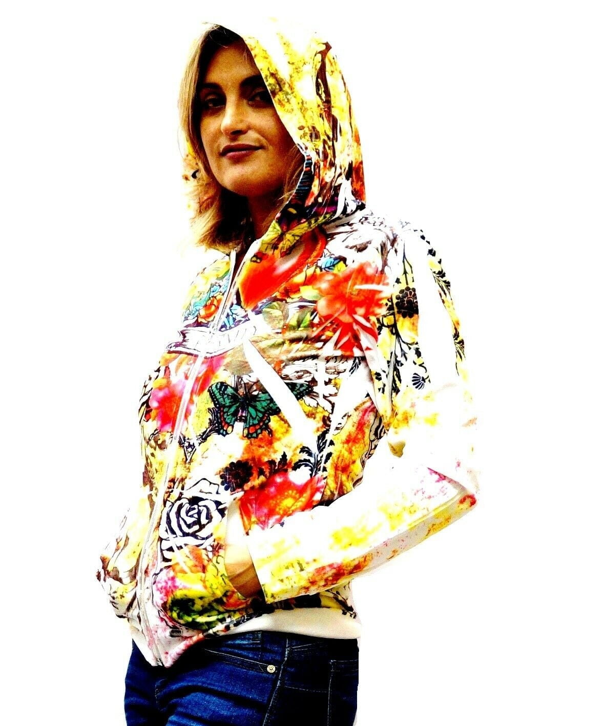 Womens Hoodies Zip Up Lightweight Long Sleeve Thin Hooded Sweathsirt ...