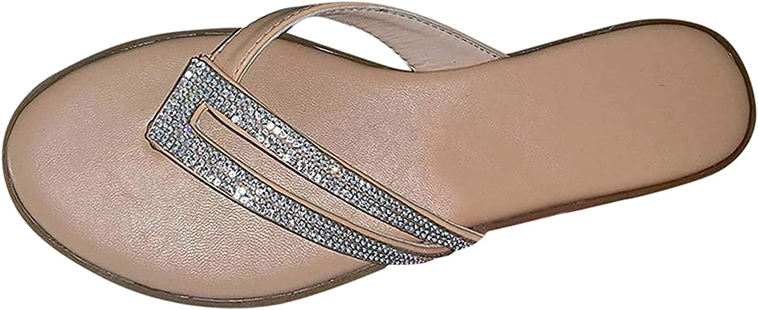 Womens House Slippers Comfy Slip on Platform Flip Flops Roman Pluse ...