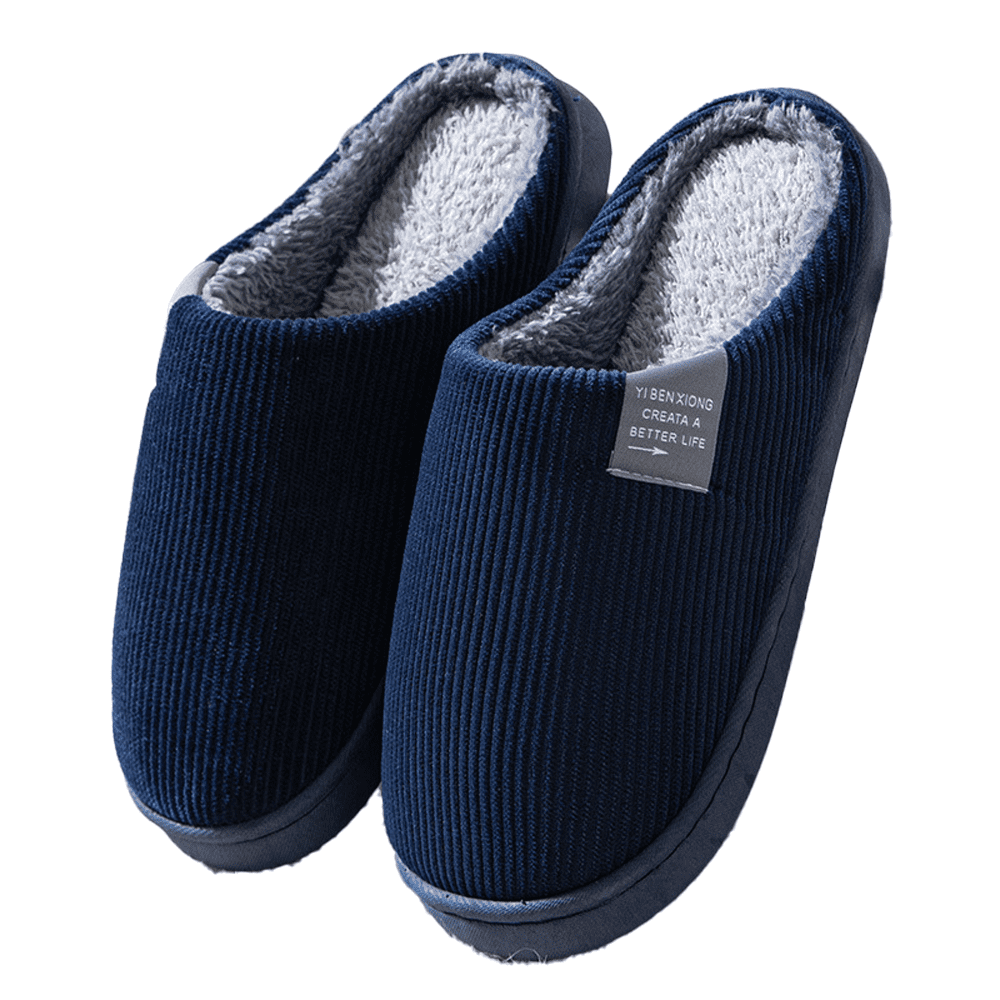 Womens House Washable Cotton Slippers Indoor Slip On Shoes Bedroom ...