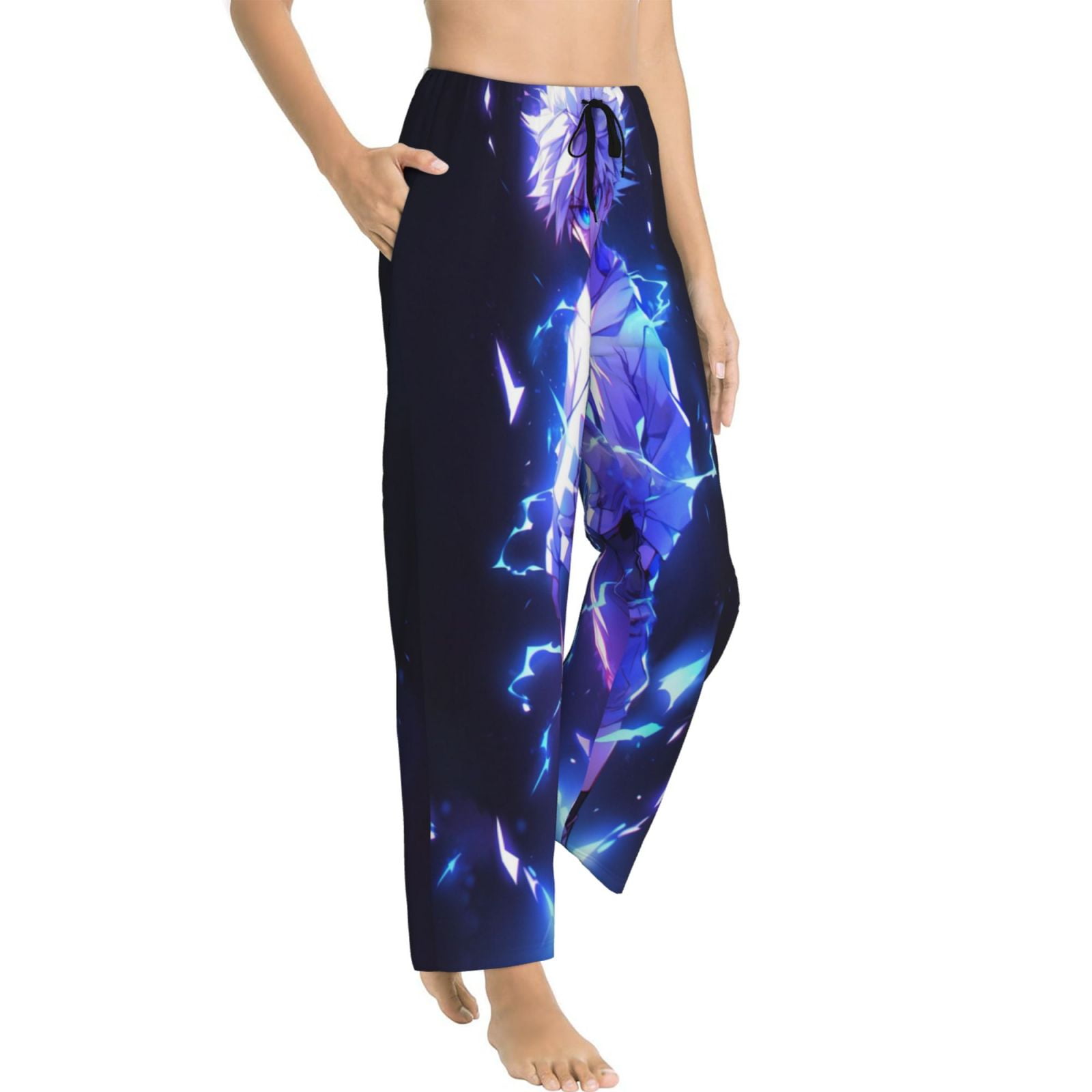 Womens Hunter X Hunte Killua Lightning Pajama Pants Soft Lightweight ...