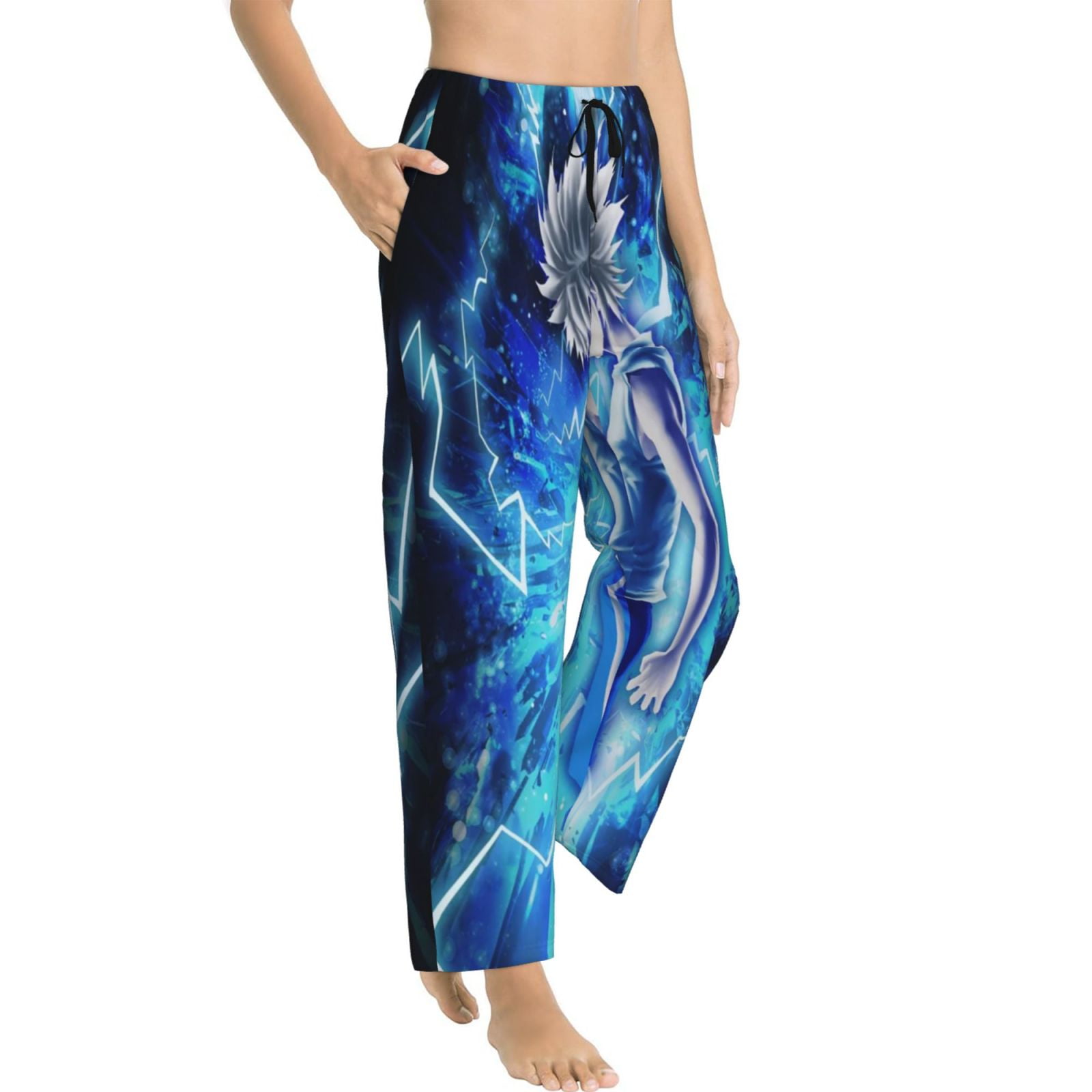 Womens Hunter X Hunte Killua Lightning Pajama Pants Soft Lightweight ...