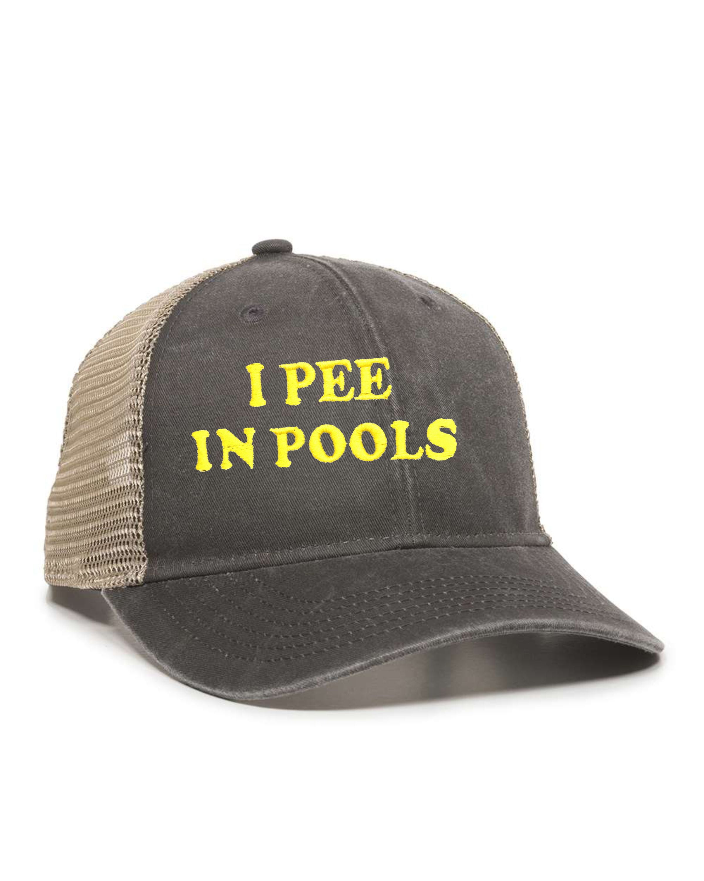 Womens I Pee In Pools Ponytail Mesh Back Cap - Walmart.com