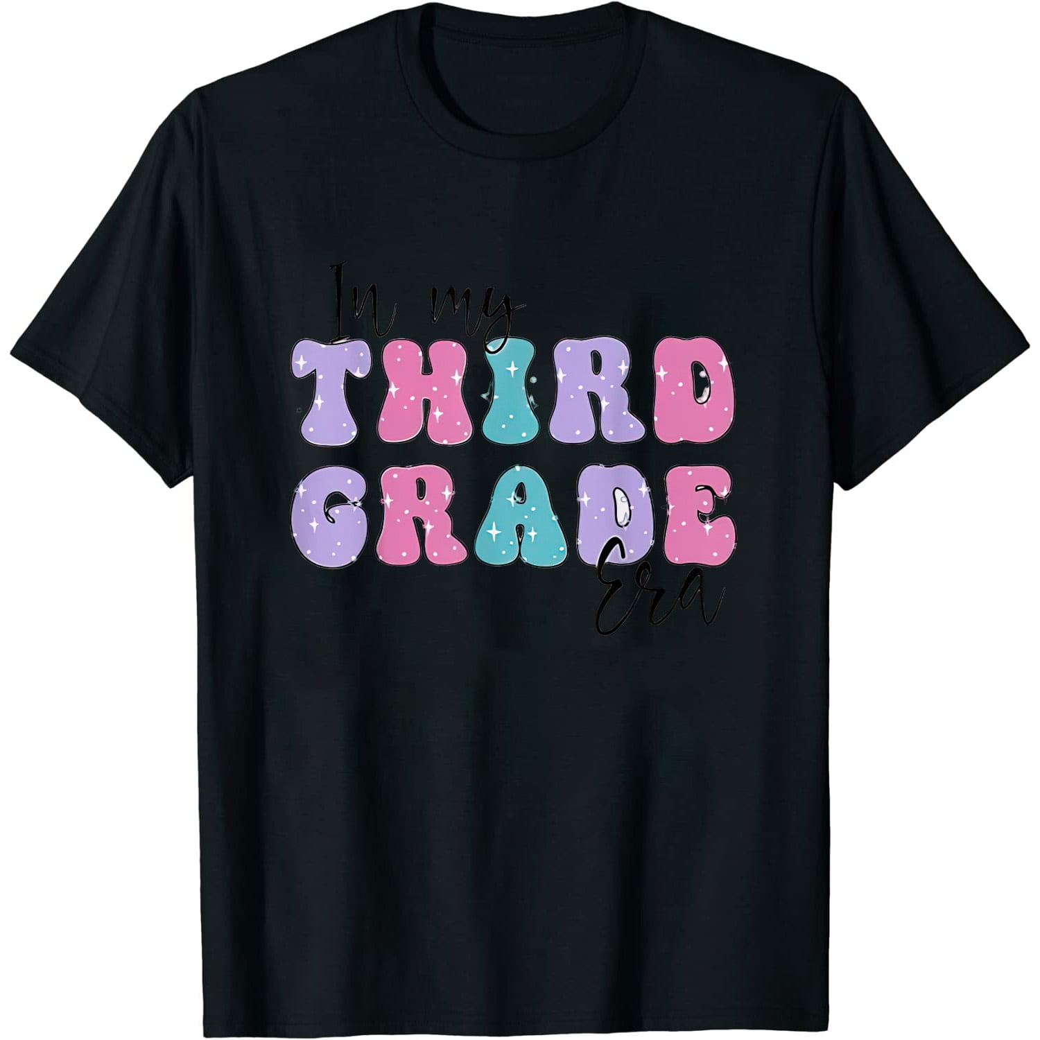 Womens In My Third 3Rd Grade Era Groovy Back To School Teacher Kids T ...