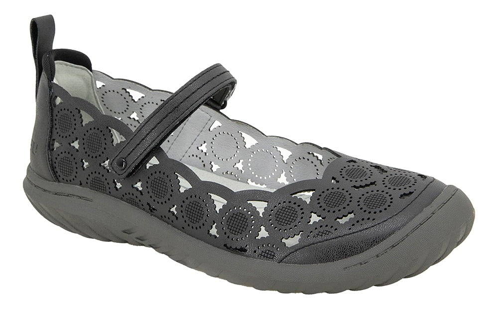 Womens JBU by Jambu ANNE Shoe Size: 8 Black Shimmer Flats - Walmart.com