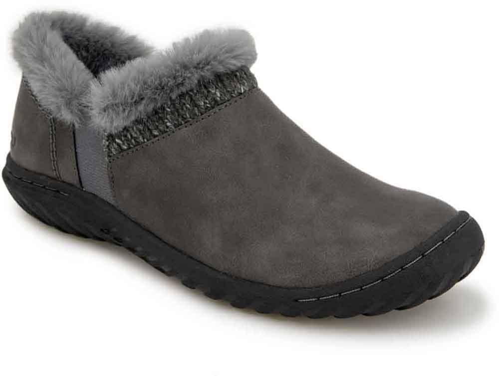 Womens JBU by Jambu Jade Shoe Size: 6.5 Grey Slip Ons - Walmart.com