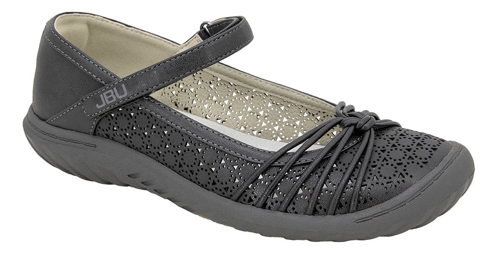 Womens JBU by Jambu RAMY Shoe Size: 8 Black Shimmer Flats - Walmart.com