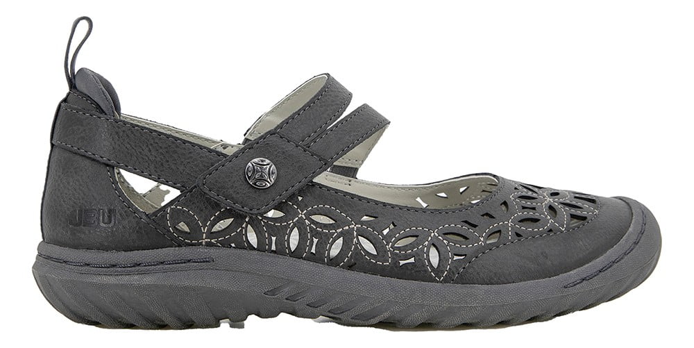 Womens Jambu BELLEROSE ENCORE Shoe Size: 6.5 Charcoal Flats - Walmart.com