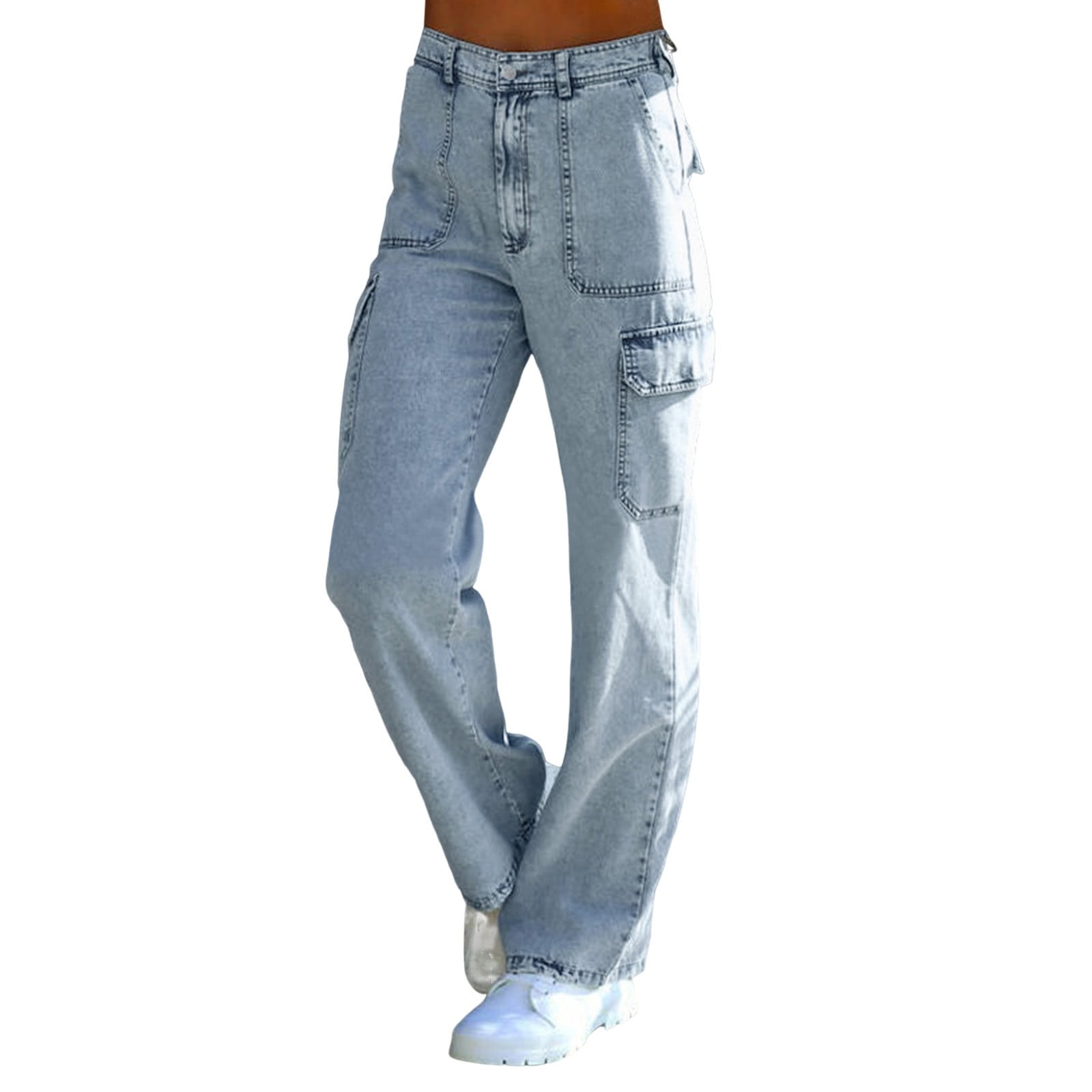 Womens Jeans Valentine's Day Classic Soft Trend Daily High Waist Street ...