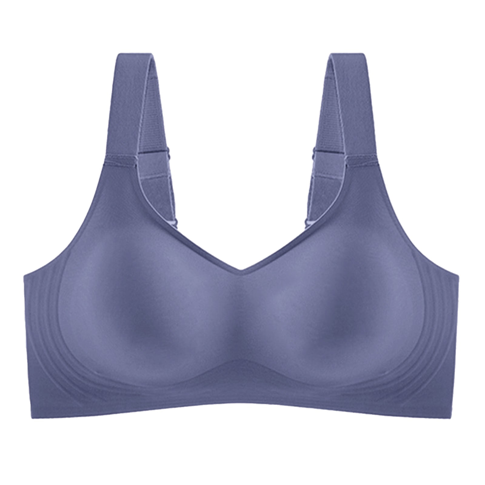 Womens Jelly Bra Push Up Wireless Support Full Coverage No Underwire ...