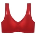 Womens Jelly Bras Push Up Thin Smooth Minimizer Bra Wireless Side ...