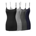 4 Packs - TheLovely Women's & Plus Size Basic Solid Long Length ...