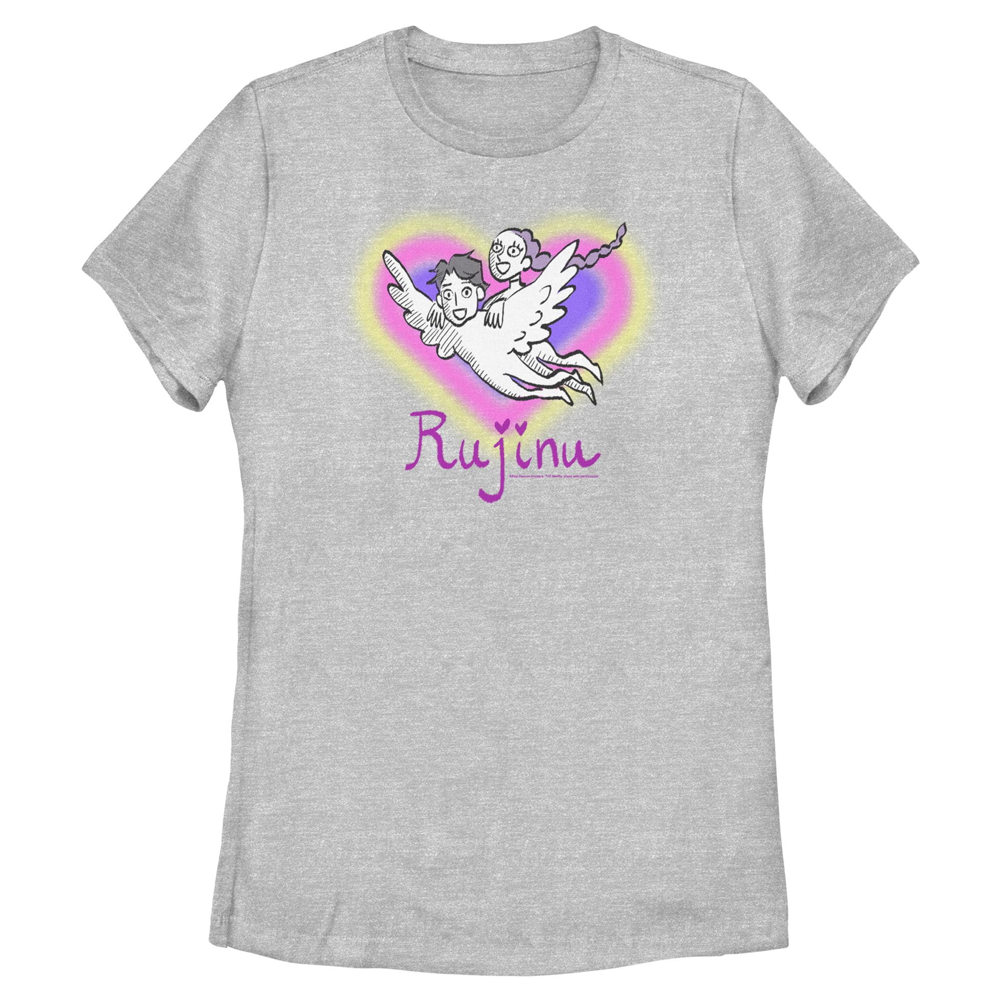 Womens KPop Demon Hunters Fan Art Rujinu T Shirt - Walmart.com