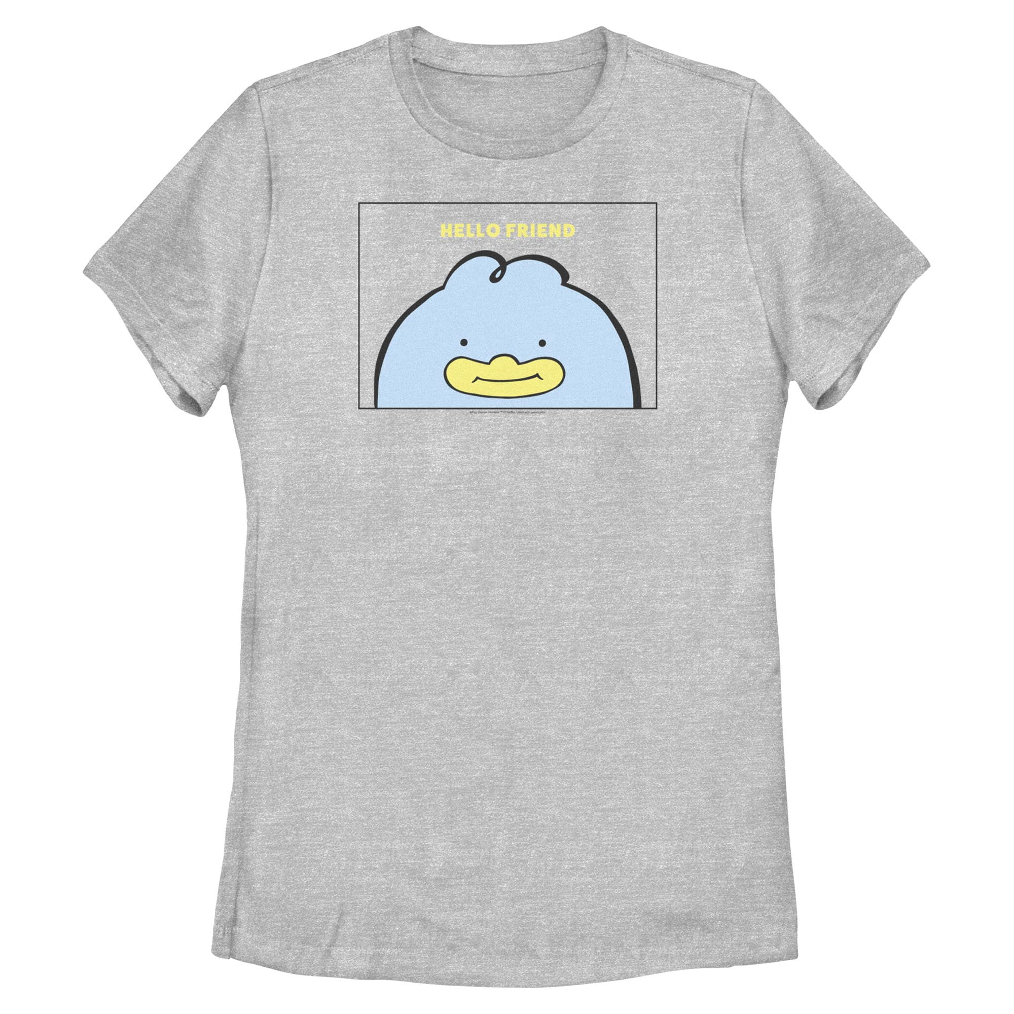 Womens KPop Demon Hunters Hello Friend Duck T Shirt - Walmart Business ...