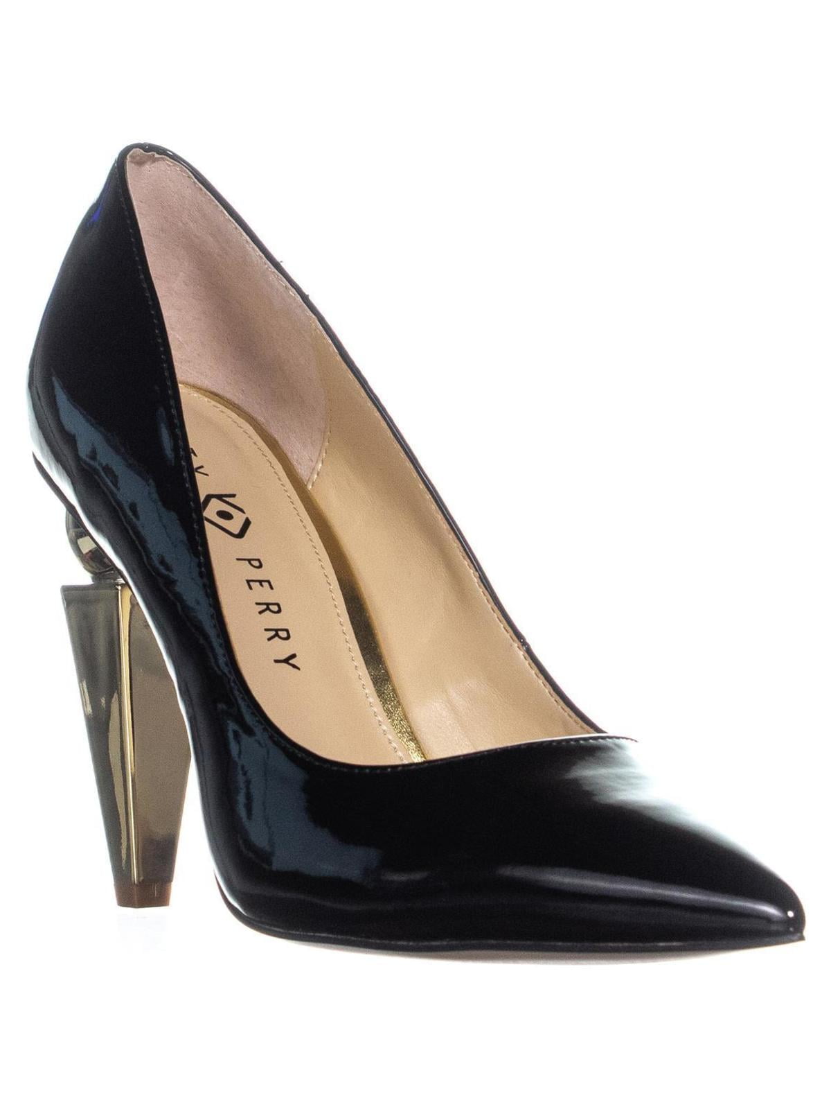 Womens Katy Perry The Memphis Pointed Toe Heels, Black Patent - Walmart.com