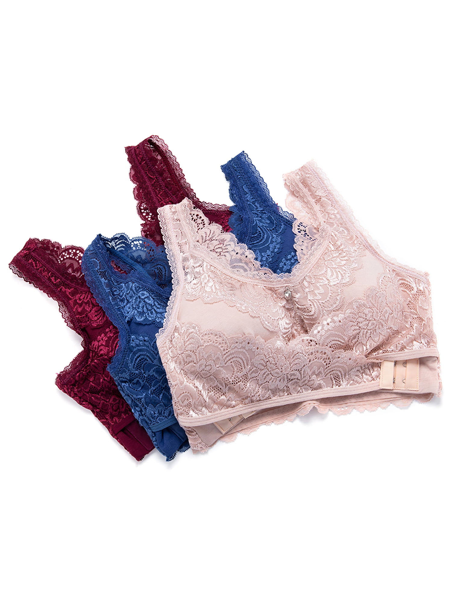 Womens Lace Bras No Trace Breast-Wiping And Chest-Wrapping Sports Bras ...