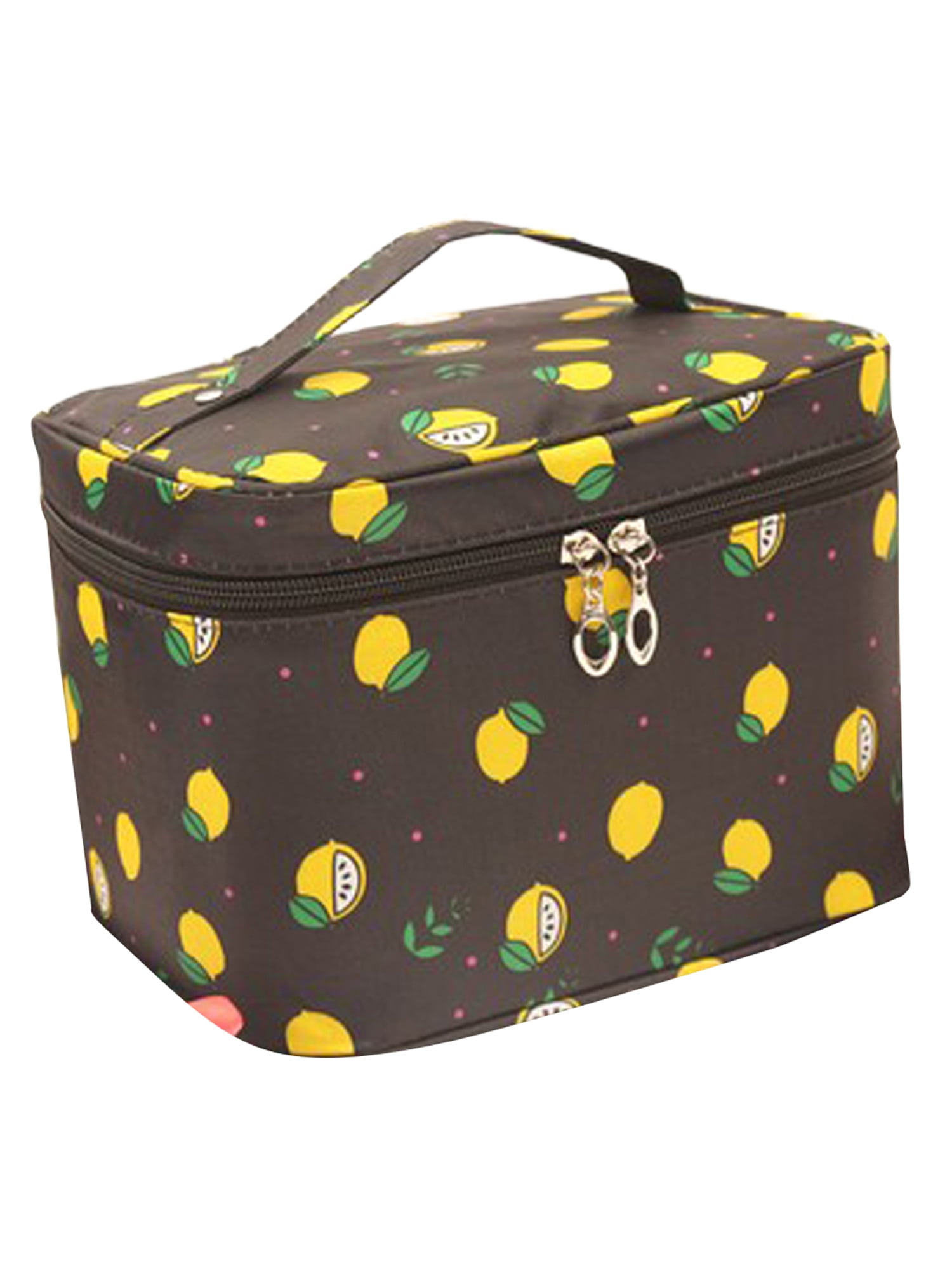 Womens Large Capacity Make Up Bags Printed Cosmetic Storage Beauty ...